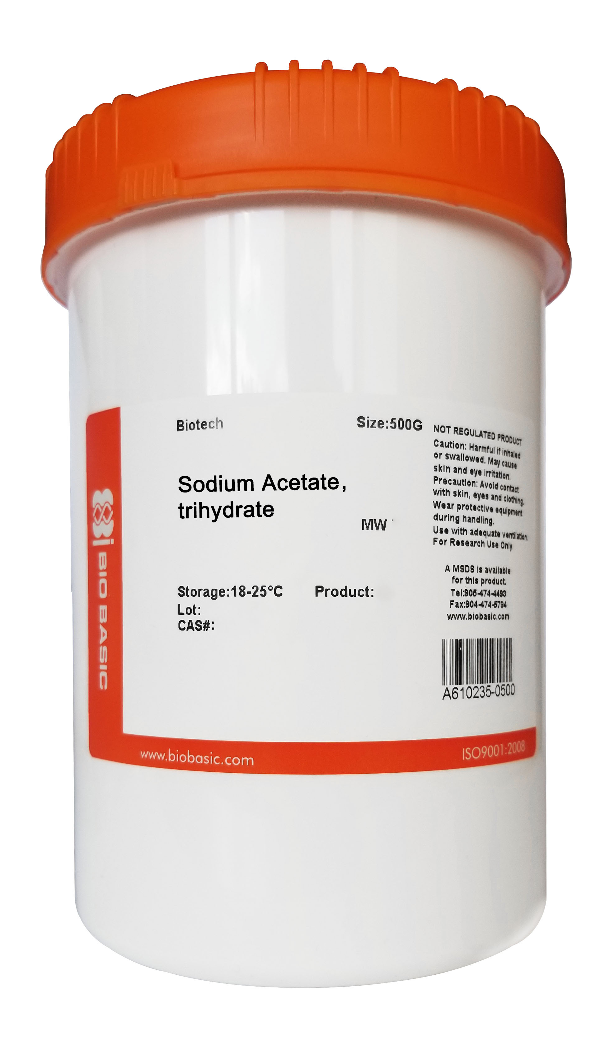 Sodium acetate, trihydrate